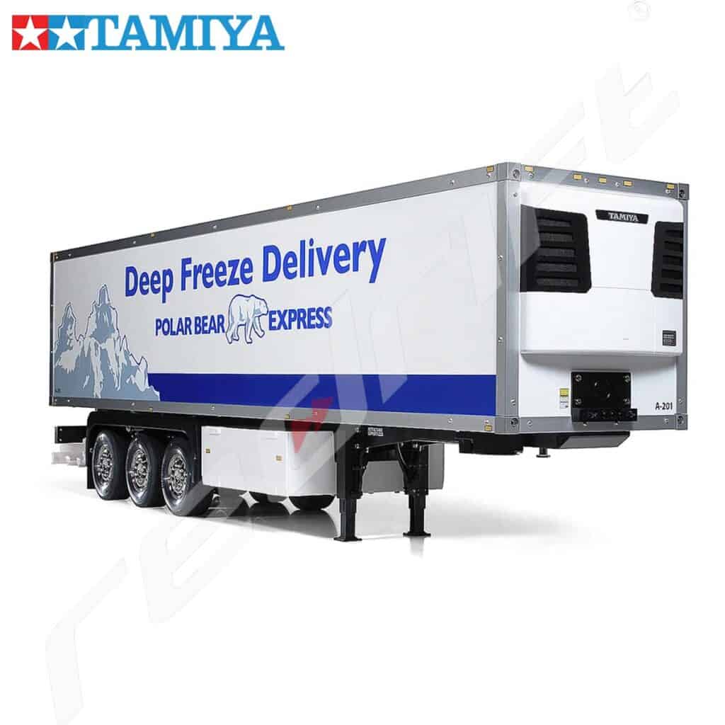 TAMIYA: 1/14 3-Axle reefer semi trailer - ReDrift lielākais radio ...