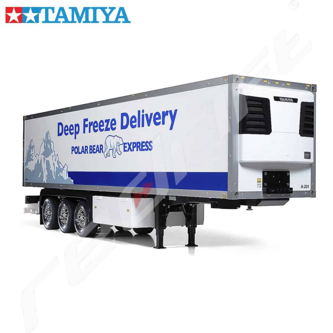 TAMIYA: 1/14 3-Axle reefer semi trailer - ReDrift lielākais radio ...